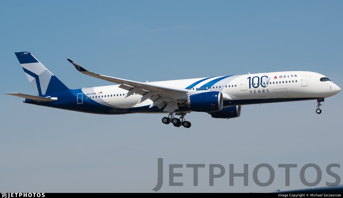 April Release 2025 NG Models Delta Airbus A350-900 “100 Years” N527DN ...