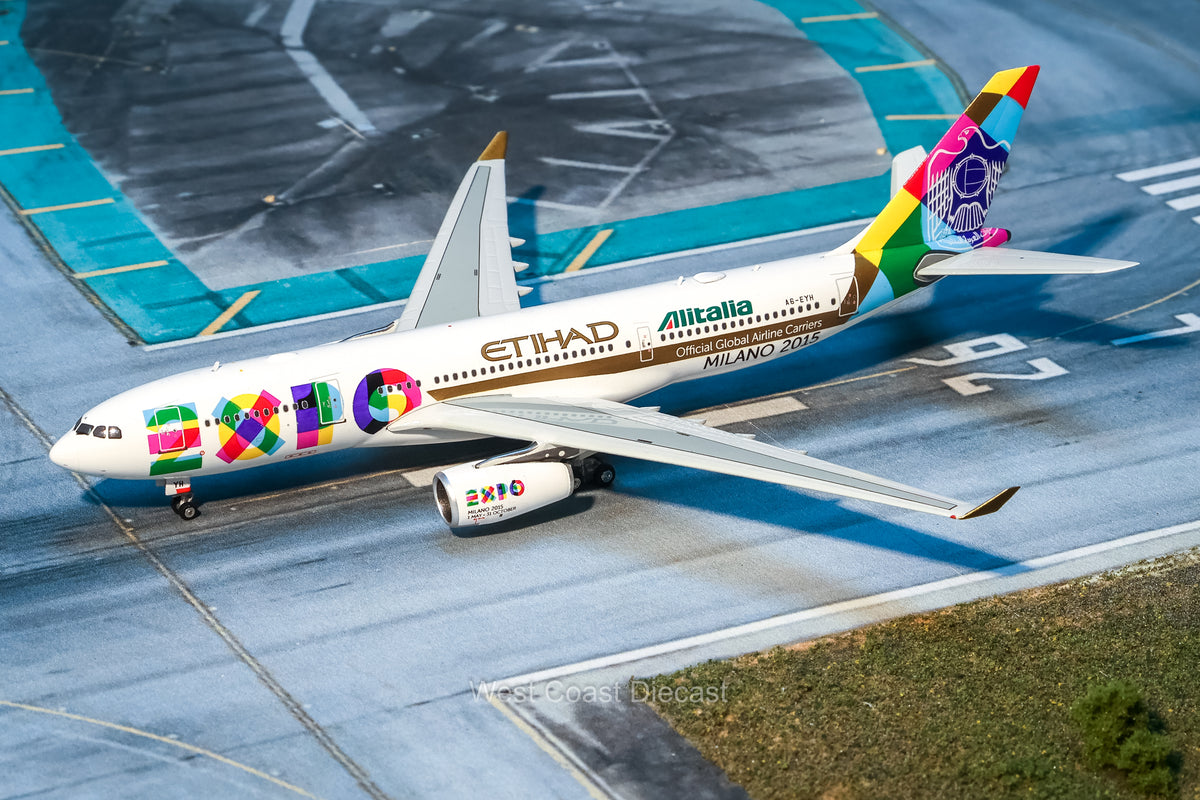 Phoenix Models Etihad Airways Airbus A330-200 "Expo Milan" A6-EYH ...
