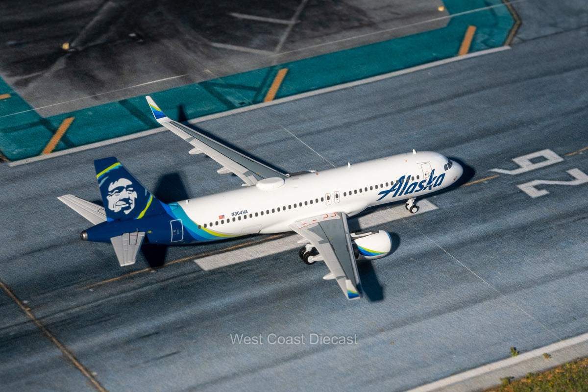 Panda Models Alaska Airlines Airbus A320-200S N364VA – West Coast ...